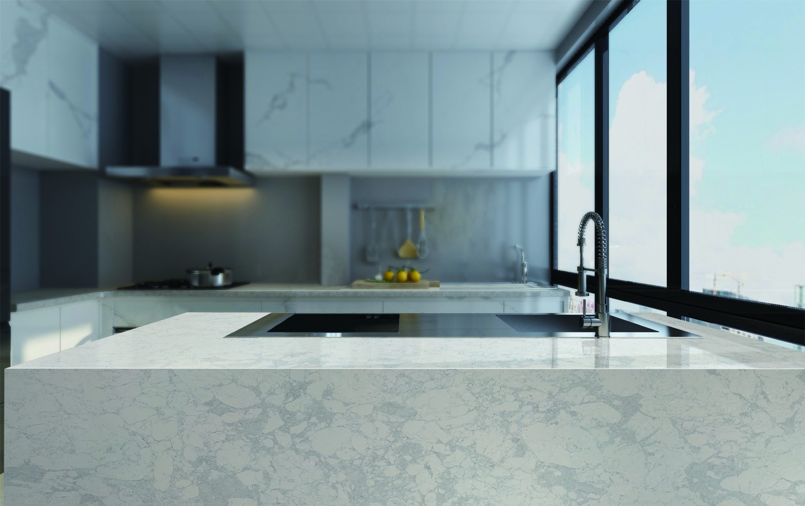 Kitchen Project using Celestial Grey – Symphony